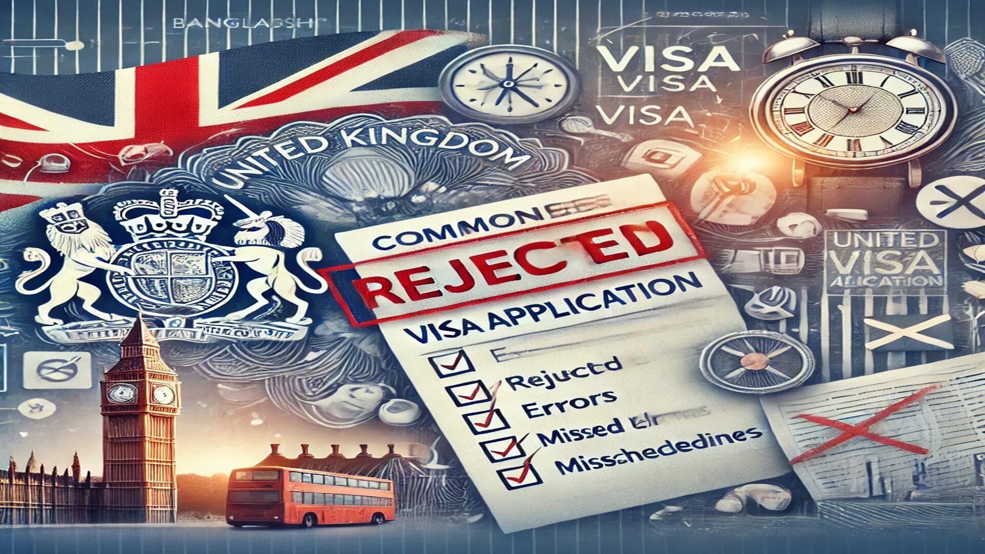 10 Mistakes to Avoid Applying for a UK Visa From Bangladesh